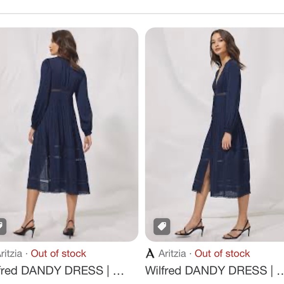 Wilfred | Dresses | Wilfred Dandy Dress Navy Xs | Poshmark